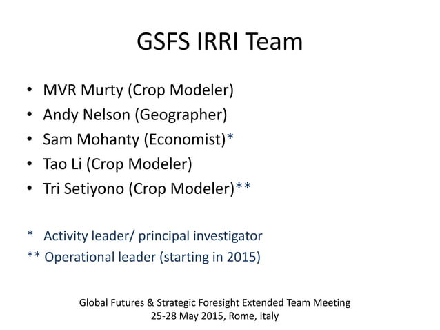 3 gfsf irri progress | PPTX