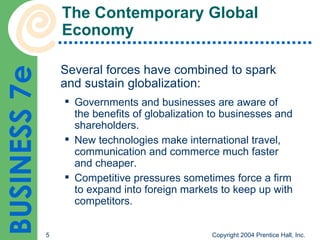 3. global context of business - itb - ayesha aman - Economics | PPT
