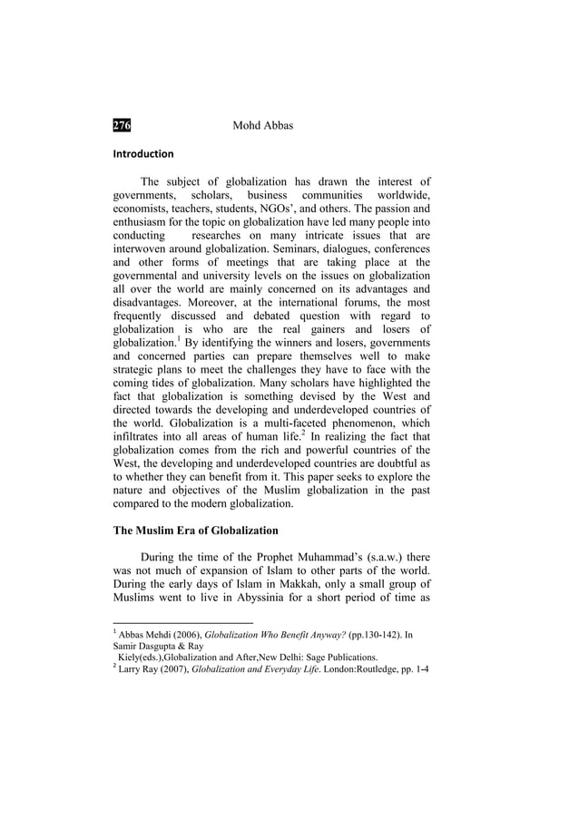 3 globalization and the muslim world(journal) | PDF