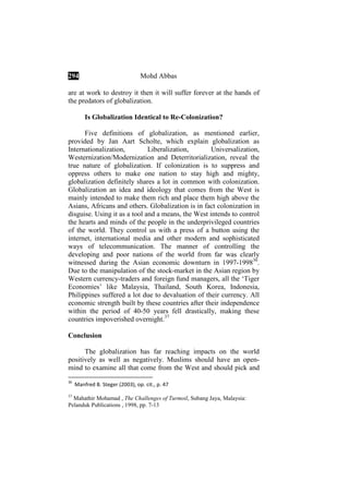 3 globalization and the muslim world(journal) | PDF