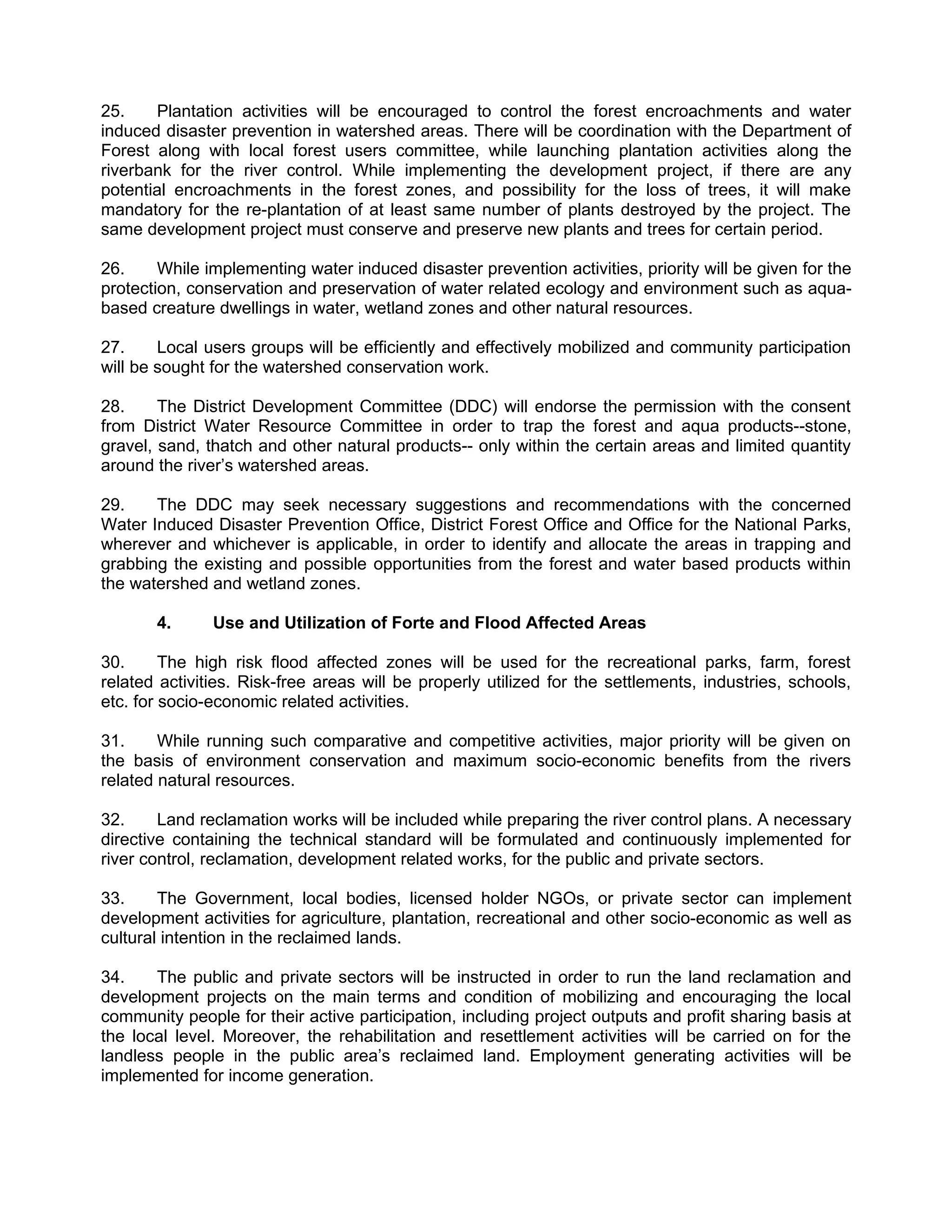 3 gon water induced disaster policy | PDF