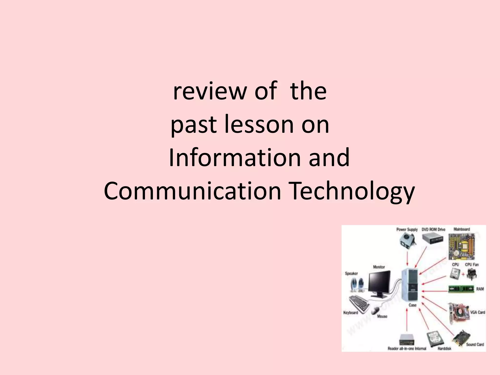 3 Gr 3 Information Processing Devices Ipos Input Process Output 3 Ppt