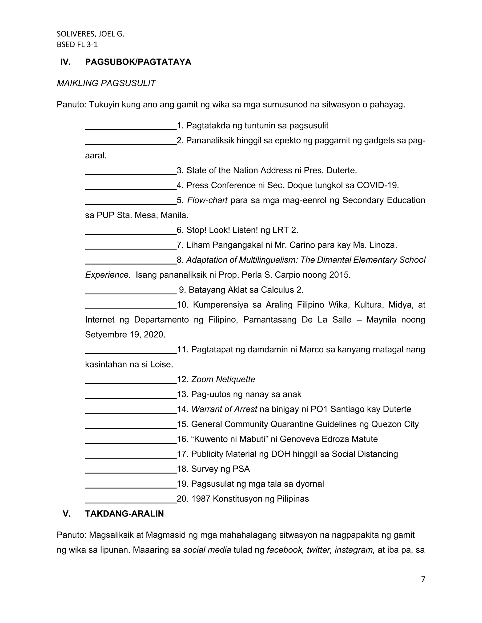 K-TO-12 GRADE 11 FILIPINO Senior High School - Komunikasyon at ...