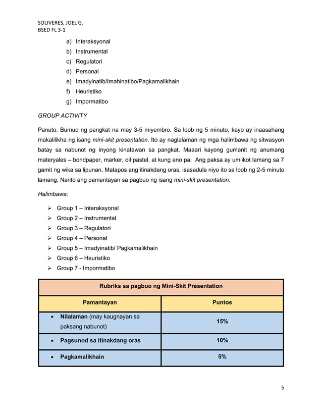 K-TO-12 GRADE 11 FILIPINO Senior High School - Komunikasyon at ...