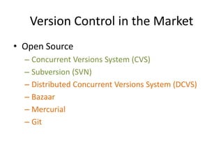 Version Control and Continuous Integration | PPT