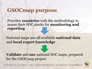 Global Soil Organic Carbon map (GSOCmap) | PPTX