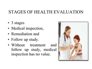 3. health evaluation | PPT
