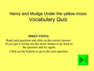 3 henry and mudge | PPT