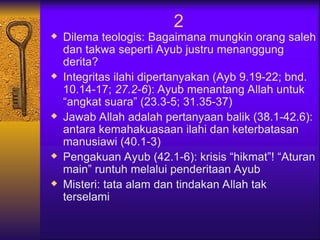 3 - Hikmat - Pengenalan Wisdom Literature An Tjen.ppt