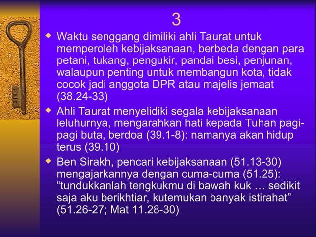 3 - Hikmat - Pengenalan Wisdom Literature An Tjen.ppt