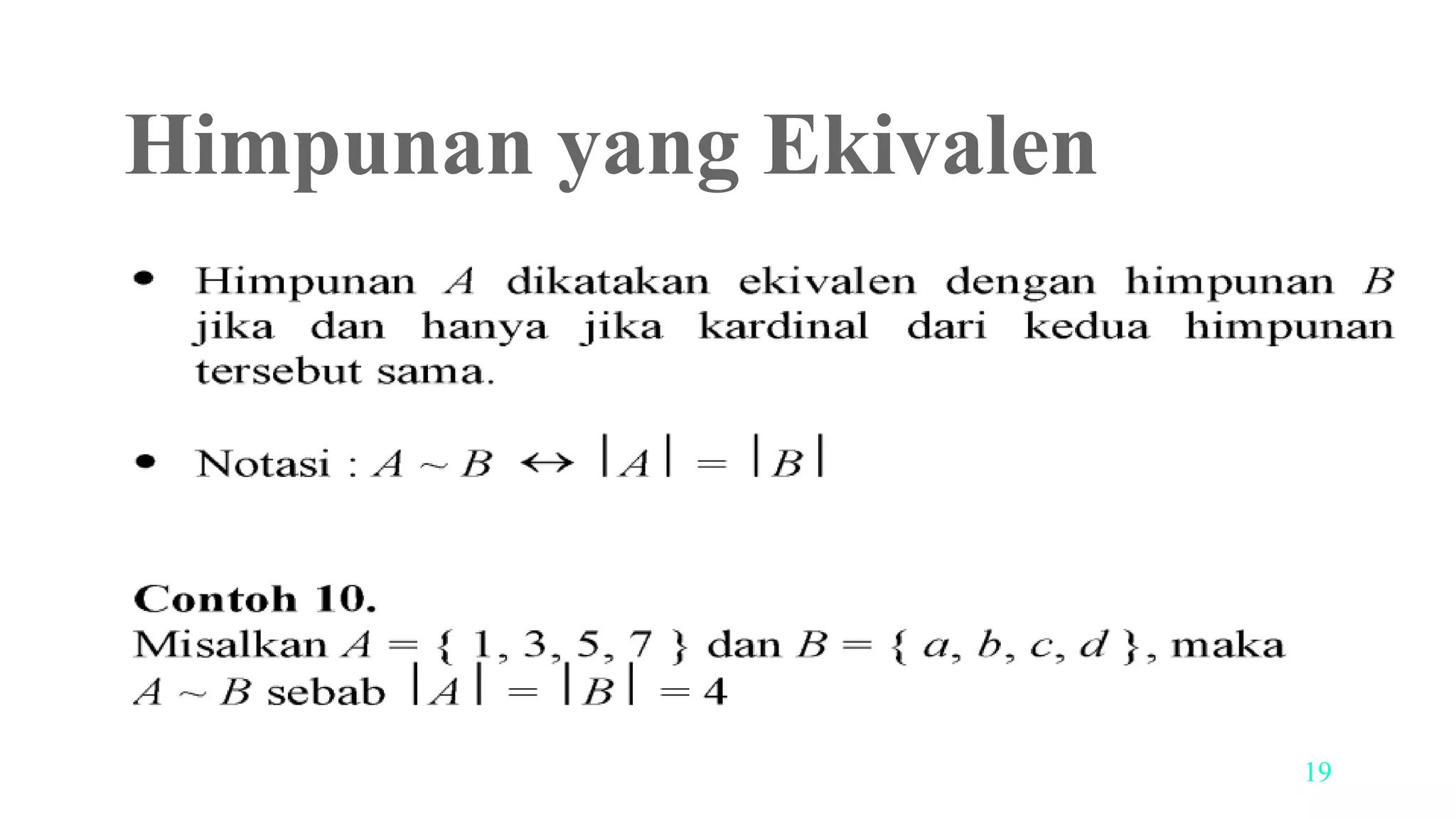 himpunan dalam matematika | PPTX