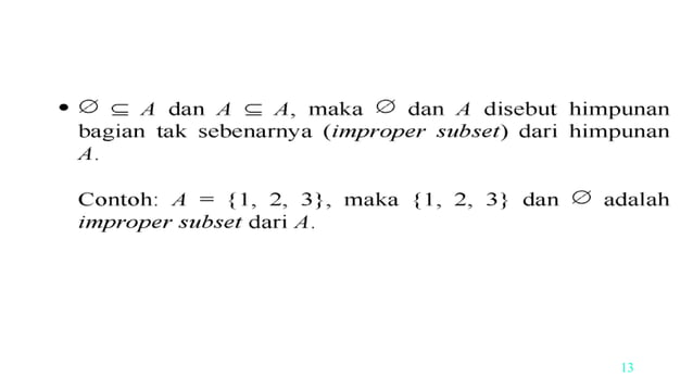himpunan dalam matematika | PPTX