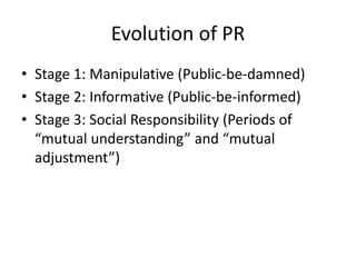 History of Public Relations | PPTX