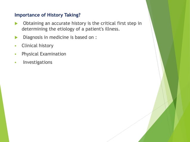 3 history taking & physical examination | PPT | Medical Tests | Medical ...