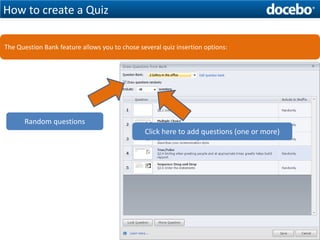 3 - How to use Storyline with Docebo: create a Quiz | PPTX
