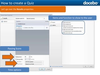3 - How to use Storyline with Docebo: create a Quiz | PPTX