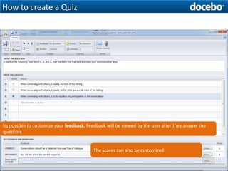 3 - How to use Storyline with Docebo: create a Quiz | PPTX