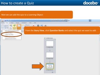 3 - How to use Storyline with Docebo: create a Quiz | PPTX