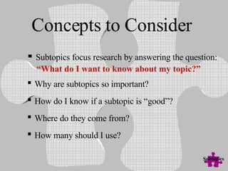 3 Hs[1].Subtopics | PPT