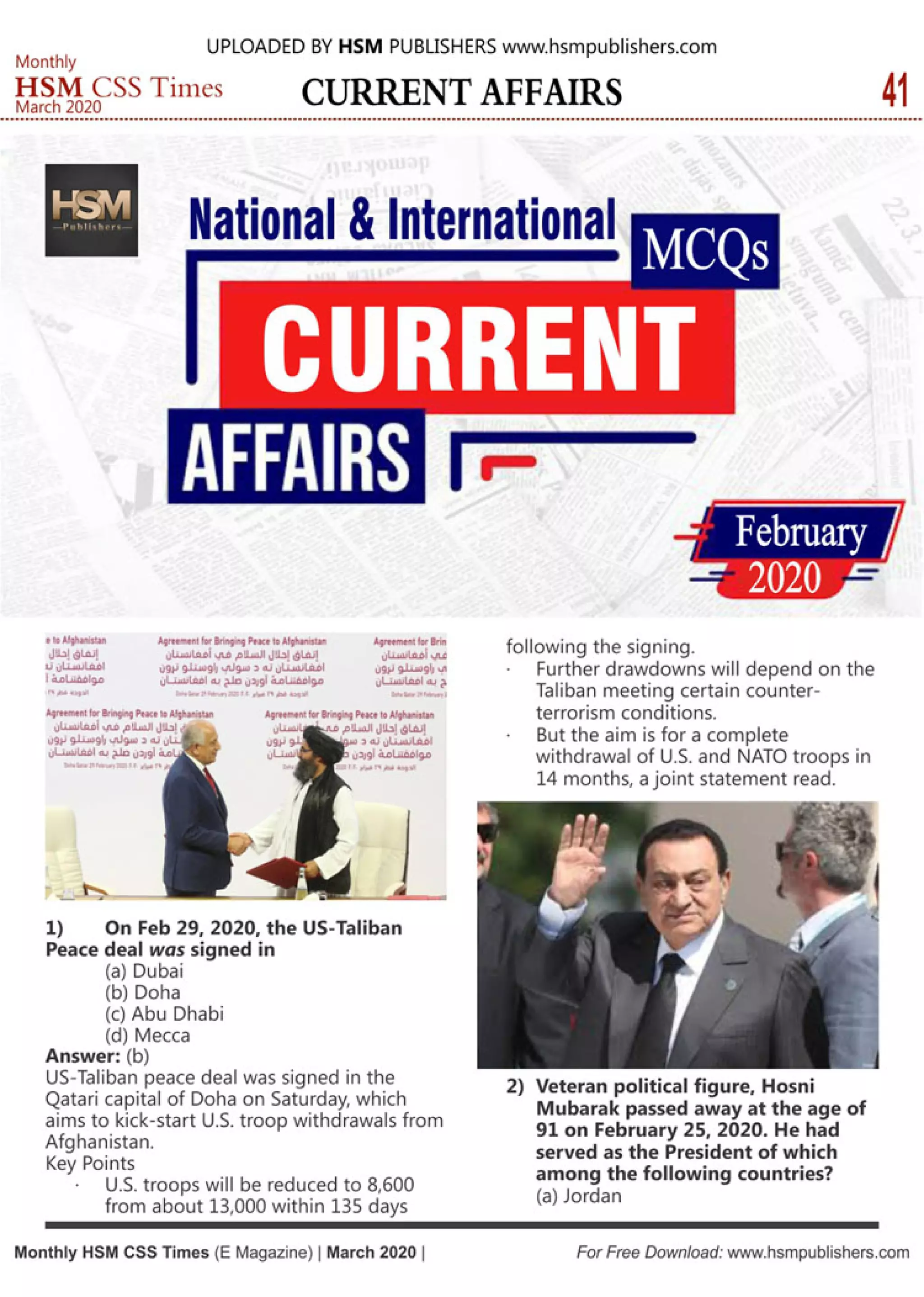 3 hsm css times march 2020 downlaod | PDF