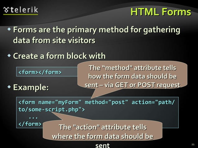 Tables And Forms In Html Ppt
