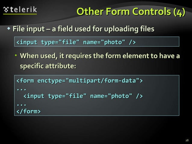 Tables and Forms in HTML | PPT