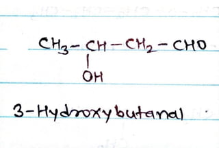 3-Hydroxy butanal | PDF