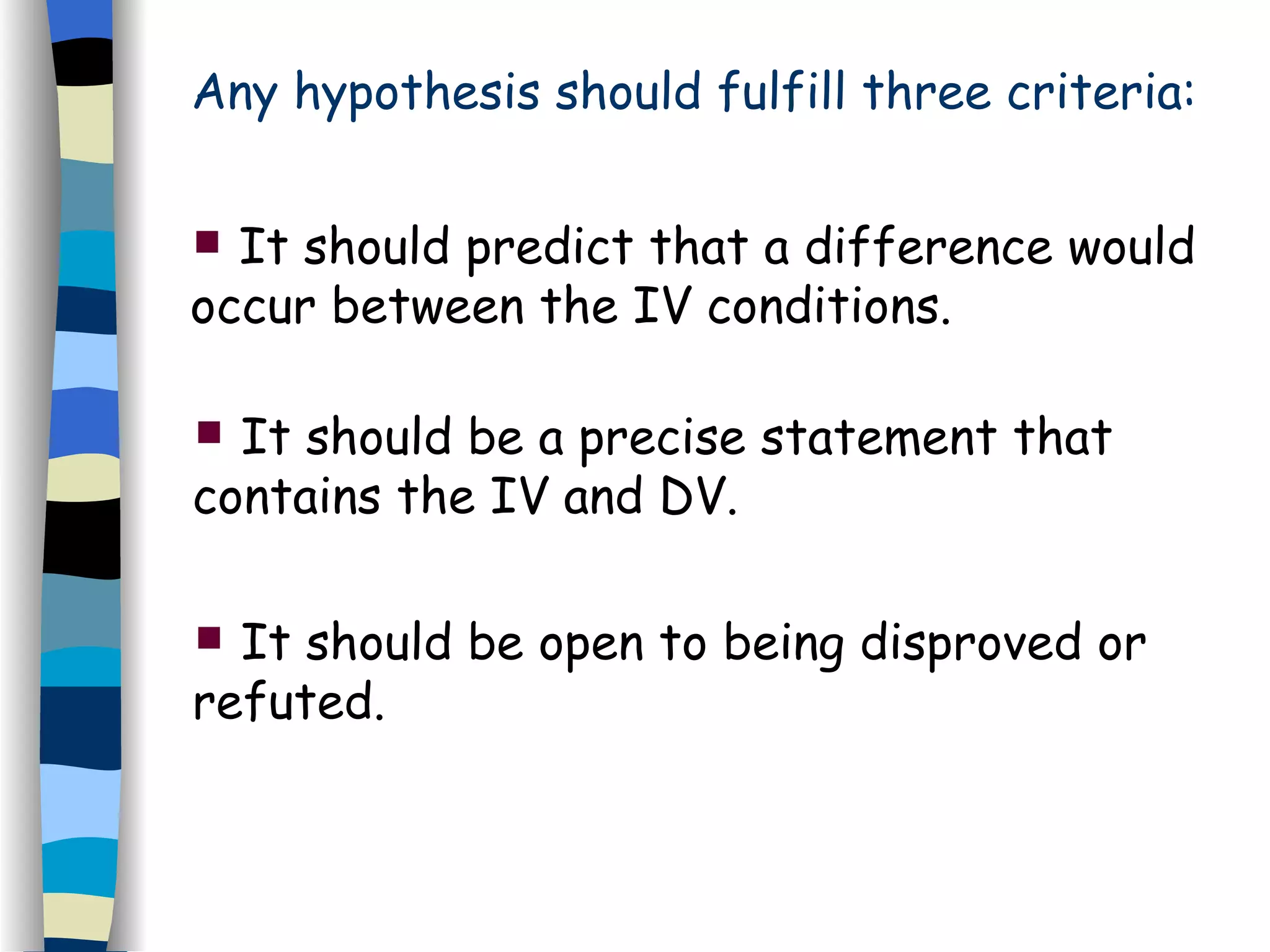 3. Hypotheses | PPT