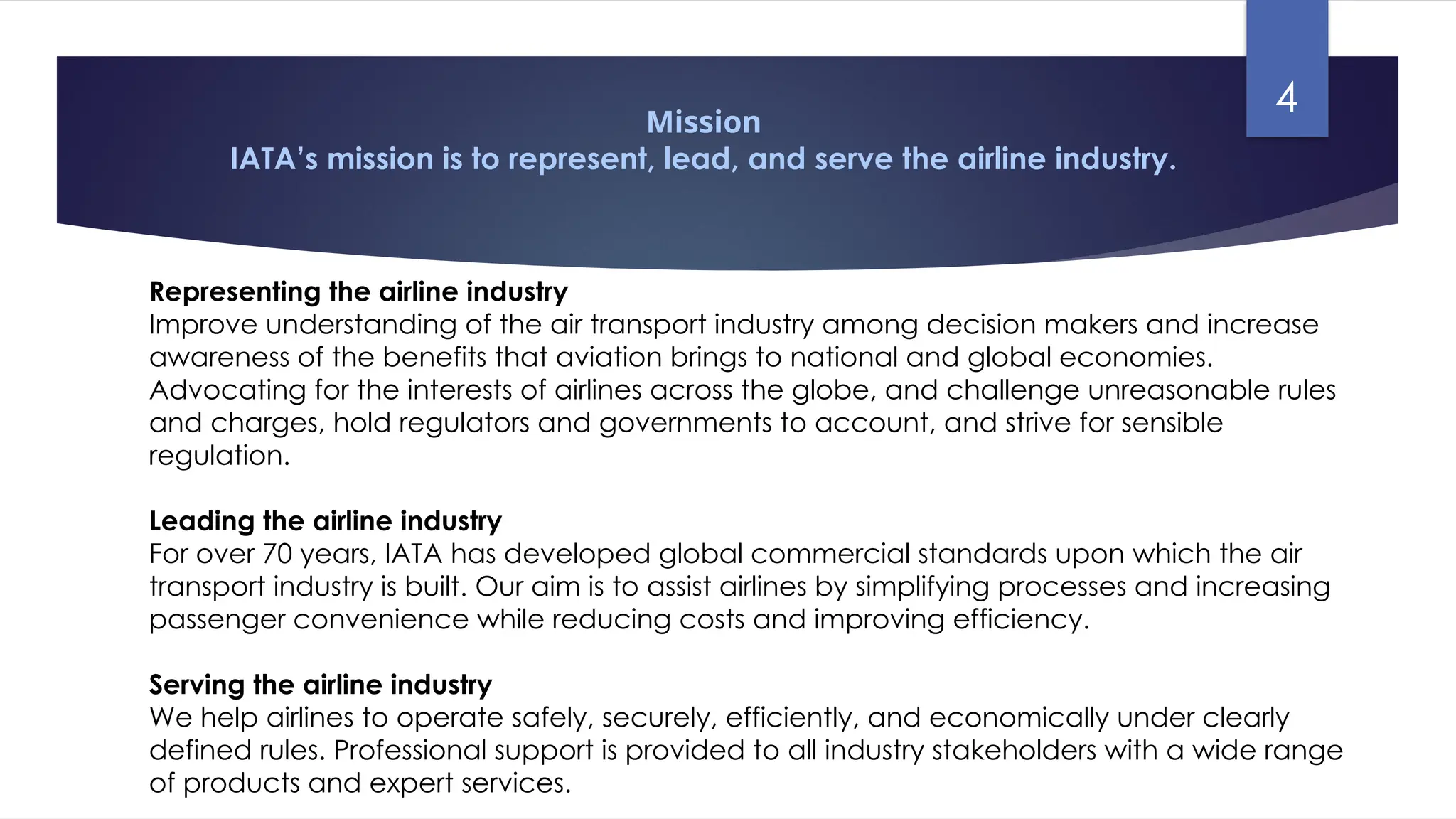 Presentation on International Air Transportation Associations | PPTX