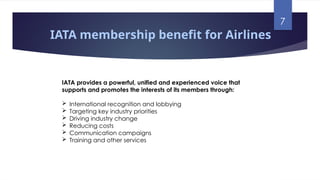 Presentation on International Air Transportation Associations | PPT