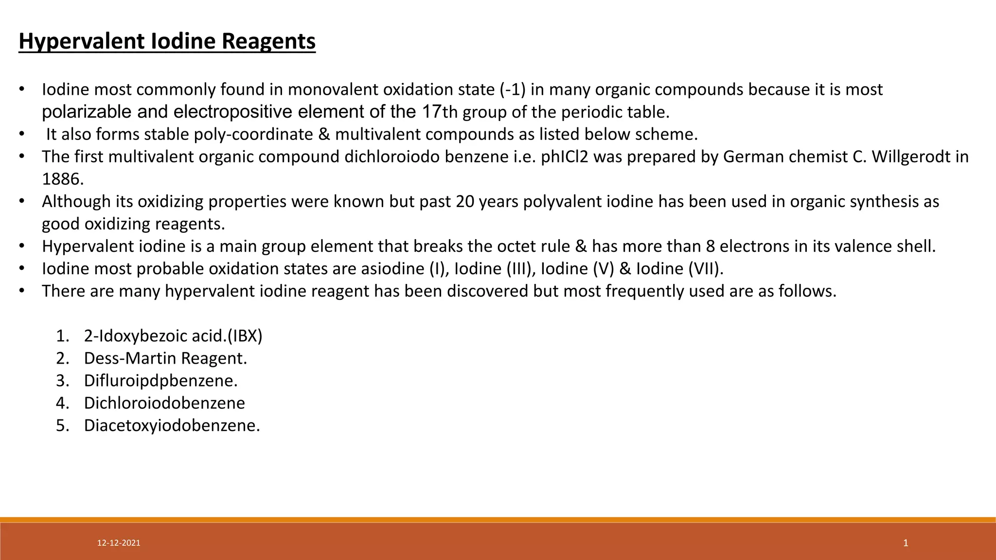 IBX,Swern and Corey Kim Reagent with Mechanisms | PPTX