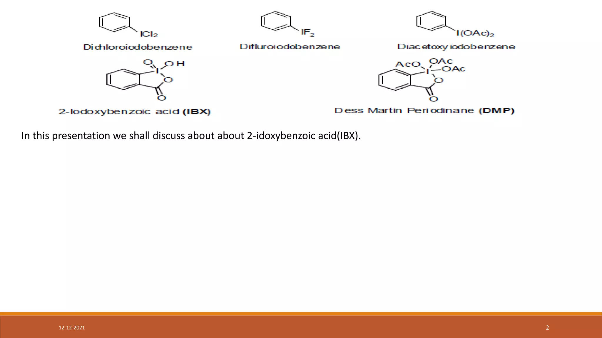 IBX,Swern and Corey Kim Reagent with Mechanisms | PPTX