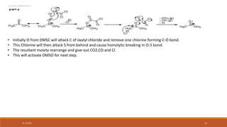 IBX,Swern and Corey Kim Reagent with Mechanisms | PPTX