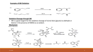 IBX,Swern and Corey Kim Reagent with Mechanisms | PPTX