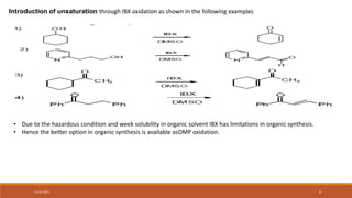 IBX,Swern and Corey Kim Reagent with Mechanisms | PPTX