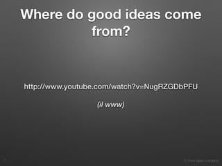 From ideas to projects | PDF