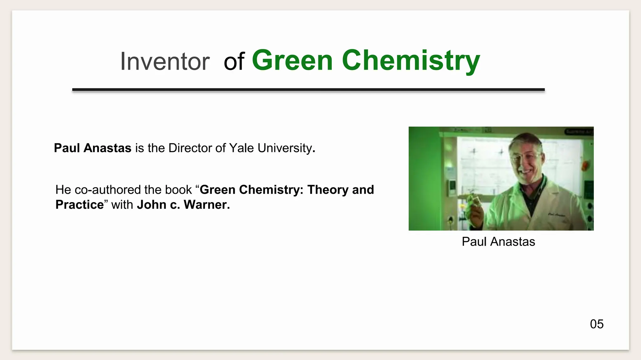 Green Chemistry || PPT || Nibir || Team3idiots || GUB | PPT