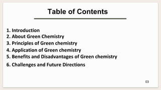 Green Chemistry || PPT || Nibir || Team3idiots || GUB | PPT