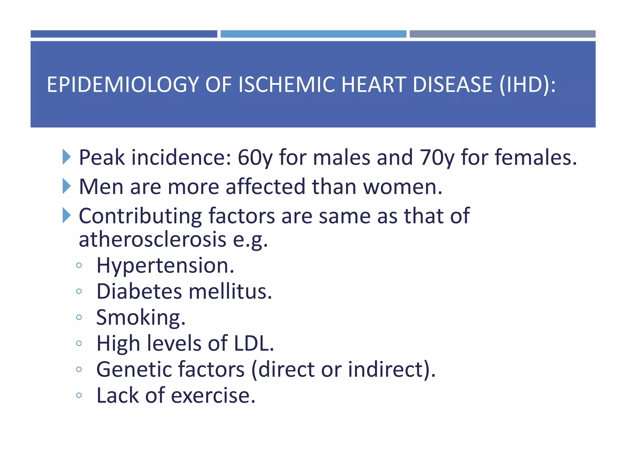 CVS pathology 3 - ischemic heart disease, angina and myocardial ...