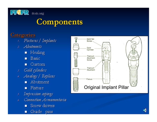 3.implant components and basic techniques3 | PDF
