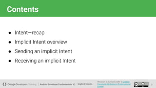 3-Implicit Intents.pptx | Operating Systems | Computer Software and Applications