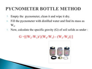 INDEX PROPERTIES OF SOIL | PPTX
