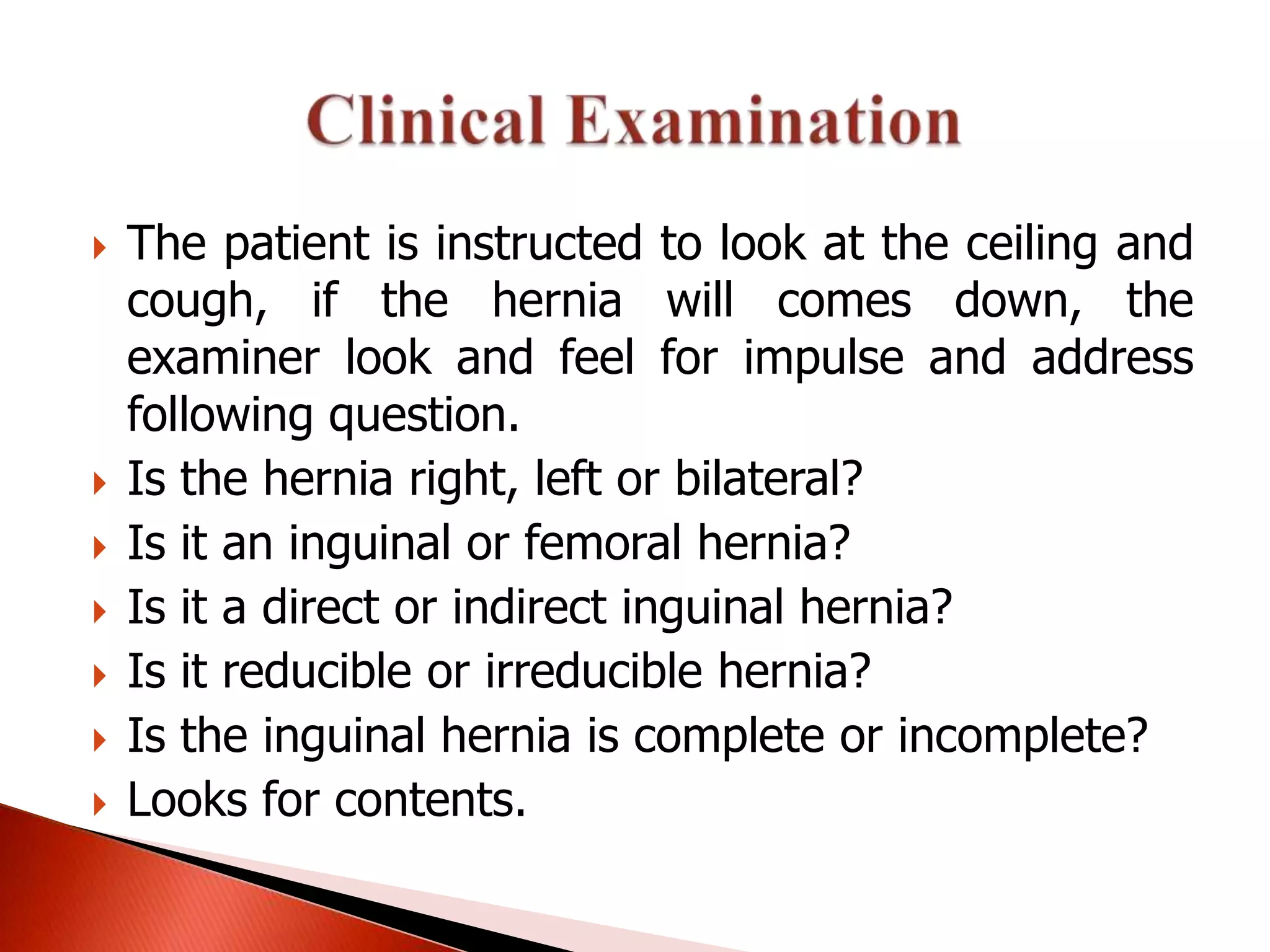 Inguinal Hernia | PPTX