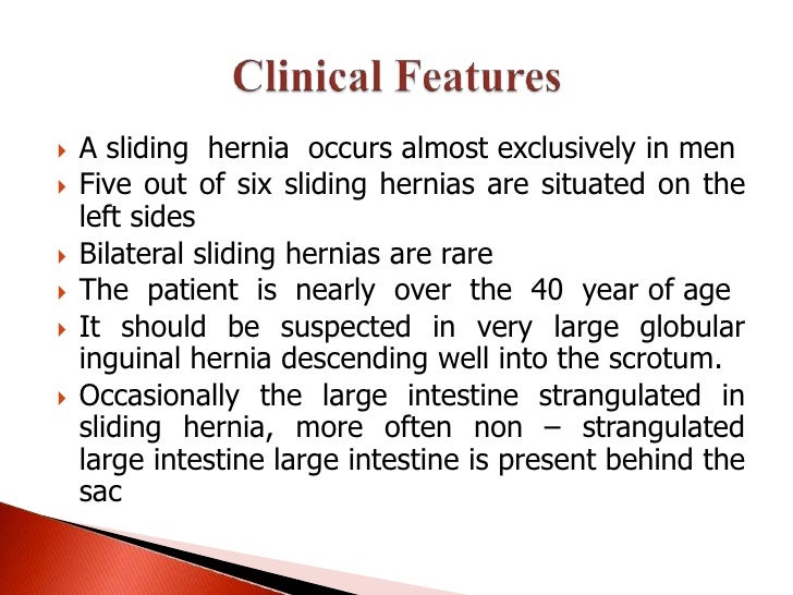 Type Ii Sliding Inguinal Hernia In This Case The
