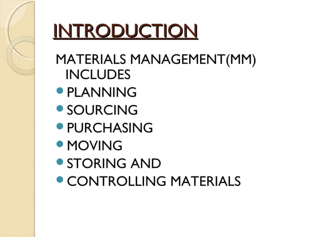 3...integrated approach to_material_management | PPT | Logistics | Business
