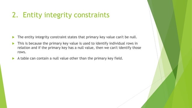 3 - Integrity Constraints.pdf | Databases | Computer Software and Applications