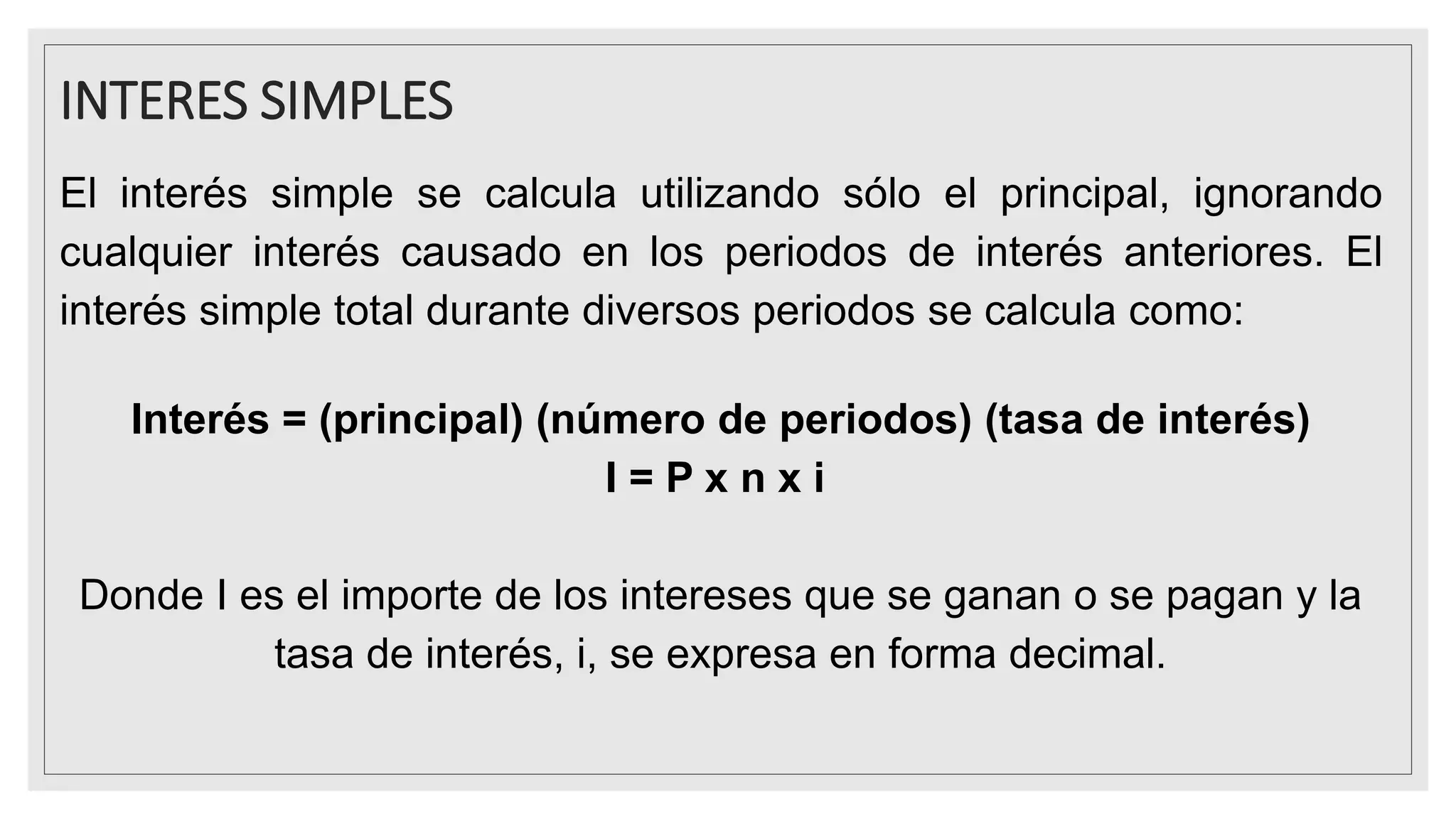 3 - INTERES SIMPLES Y COMPUESTO.pptx | Stocks and Bonds | Personal ...