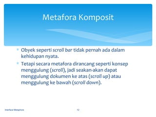 3 interface metaphors dan model konseptual-donz | PPT