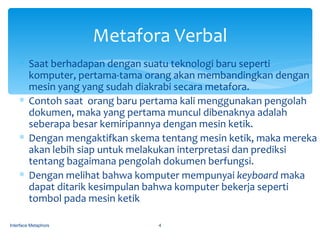 3 interface metaphors dan model konseptual-donz | PPT
