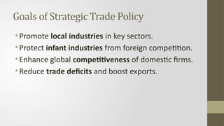 international trade policies. 3- international political economy | PPT